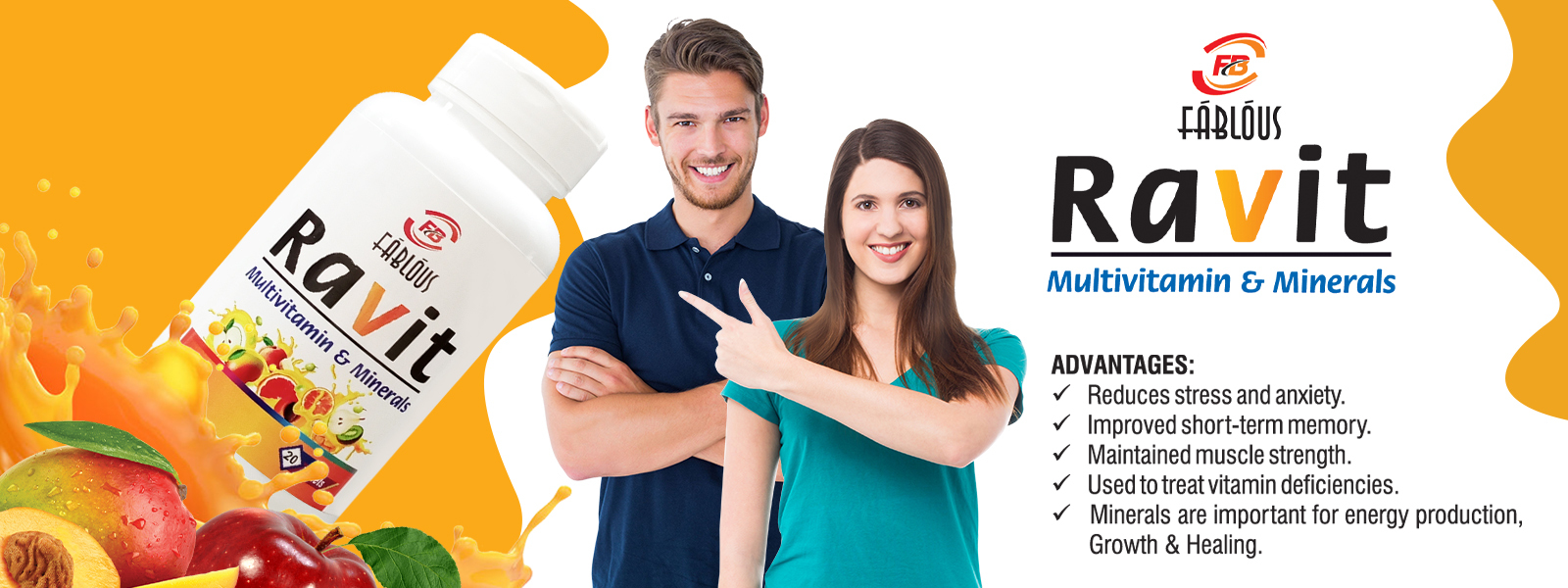 Ravit Tablet - Pack of 20 Tablets - Fablous Health Care