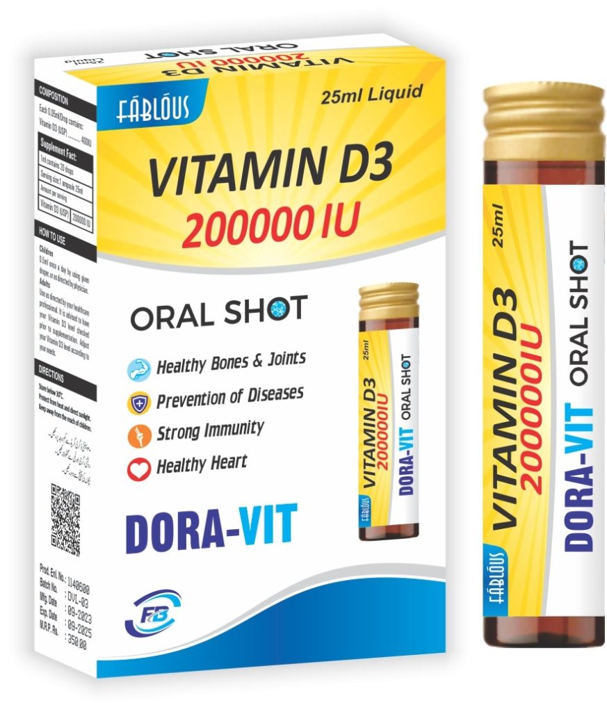 Vita D3 - Vitamin D3 Oral Shot - 25ml - Fablous Health Care